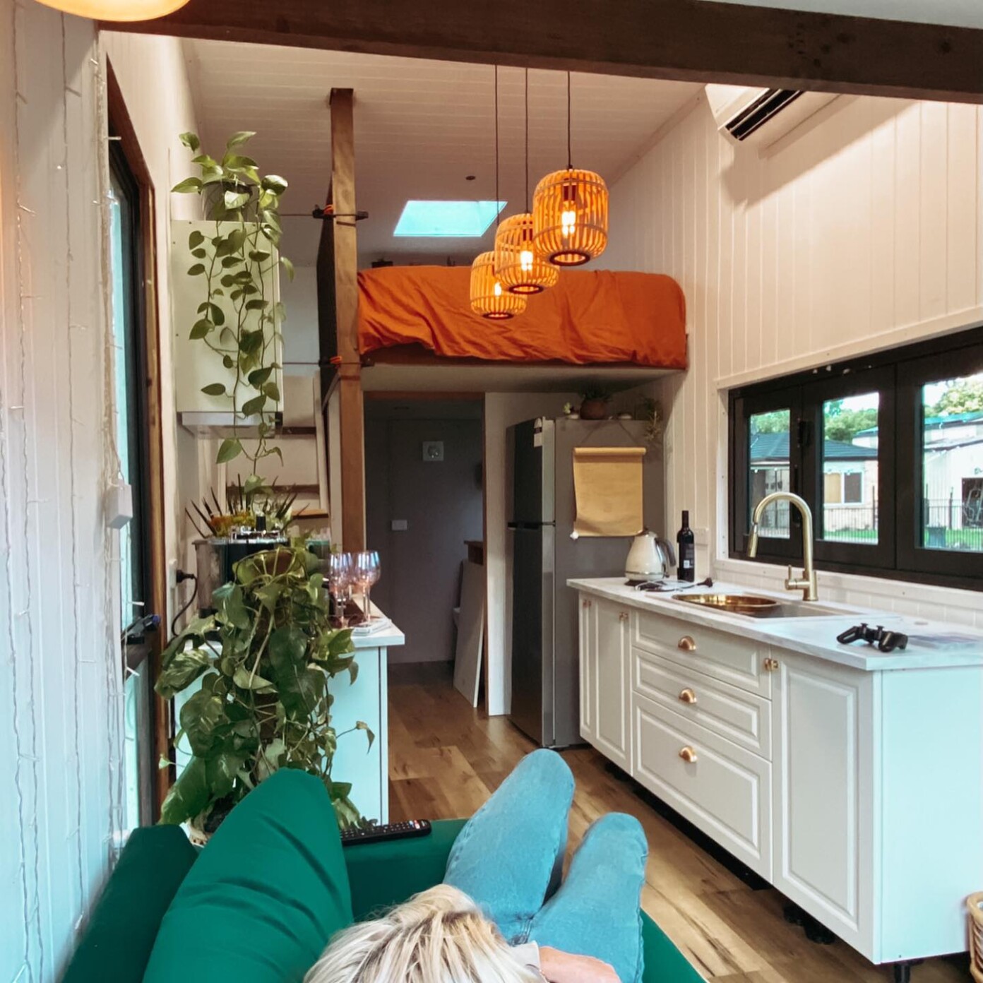 Two Women Build a Charming Tiny House with a Little Help from Their Families. See Inside ...