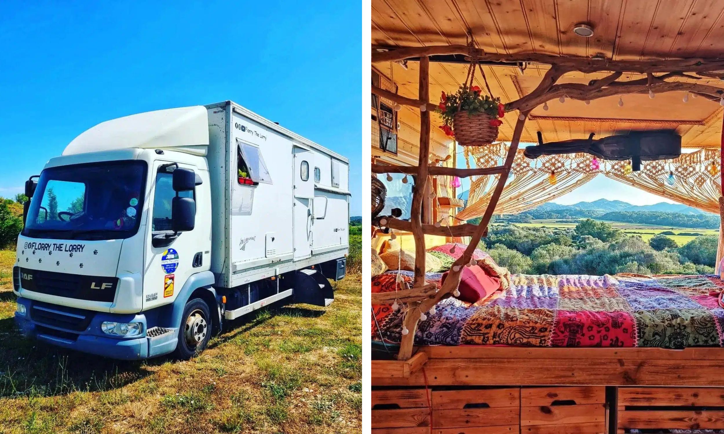 Removals Van Transformed Into Cozy Home, With Hideaway Bathtub in the ...