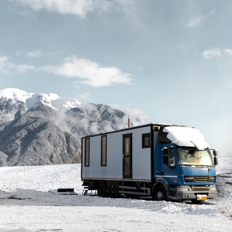 Nomad Couple Converts Used Truck Into Dreamy Tiny Home With Wall ...