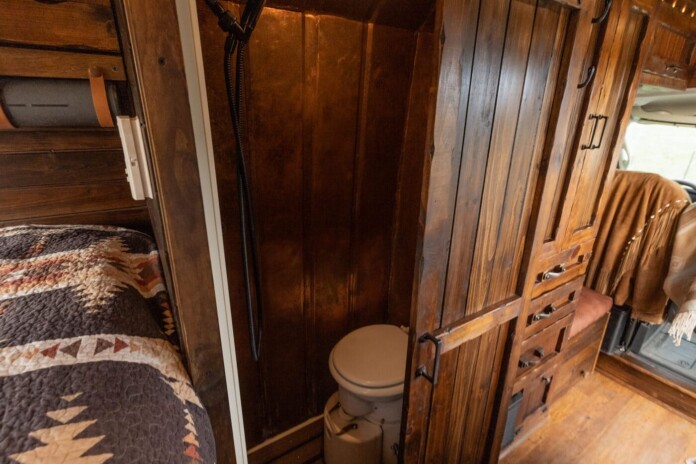 Adventurous Couple Transforms Cargo Van Into Rustic Cabin on Wheels ...