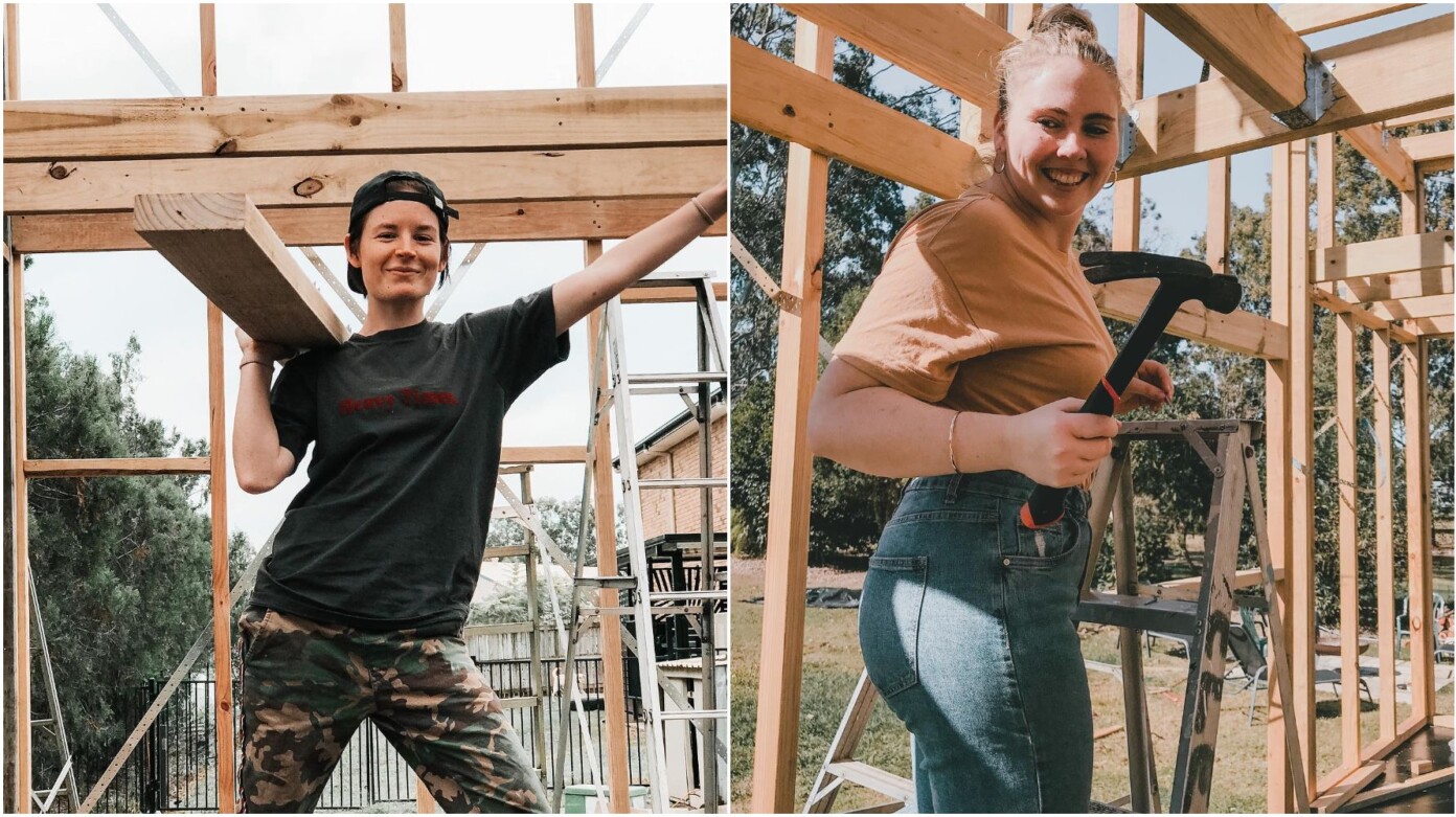 Two Women Build a Charming Tiny House with a Little Help from Their ...