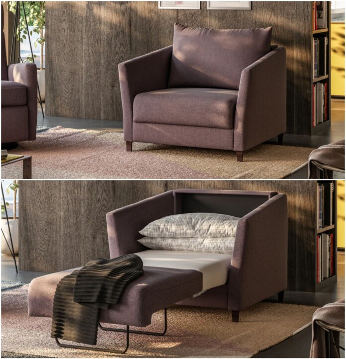 12 Convertible Chair Beds That Go From Seating to Sleeping in Seconds ...