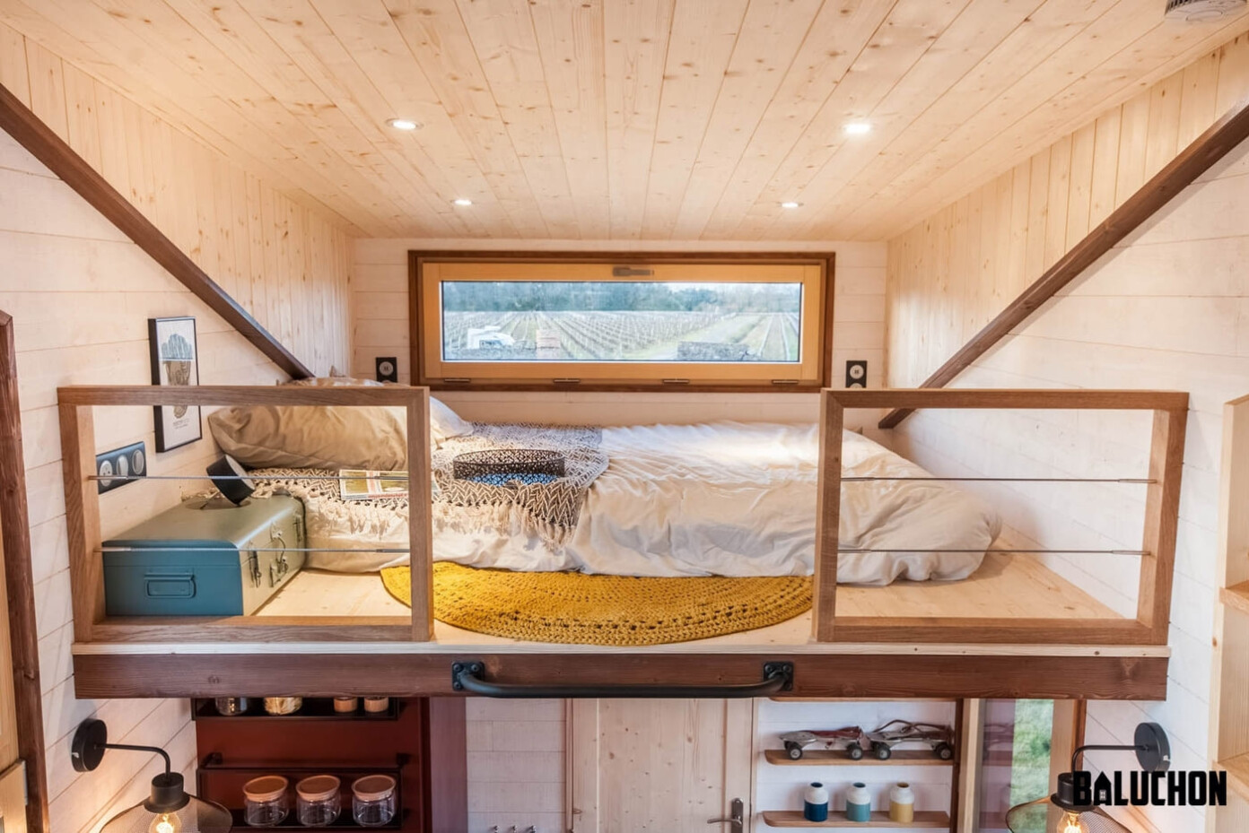 Unique Tiny House Boasts Elevated Living Room and Clever Hidden Dining ...