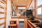 Unique Tiny House Boasts Elevated Living Room and Clever Hidden Dining ...