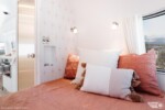Meet Rosie: The 22-Foot Rose-Gold Airstream with a Built-in Tesla ...