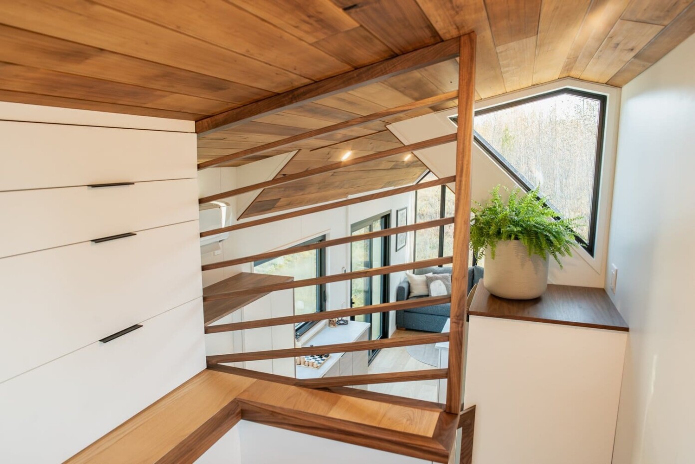 Innovative Tiny House Model Introduces Smart Split-Level Loft and Large ...