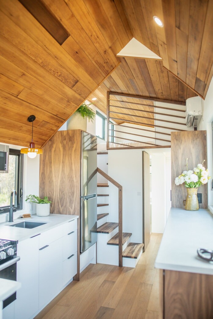 Innovative Tiny House Model Introduces Smart Split-Level Loft and Large ...