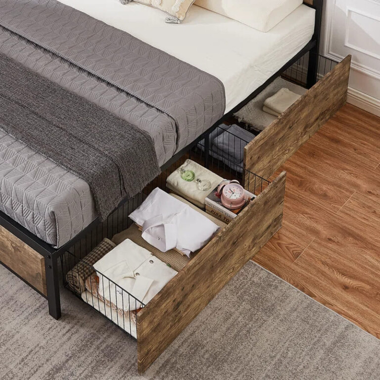 20 Clever Under-Bed Storage Ideas for a Clutter-Free Home - Living in a ...