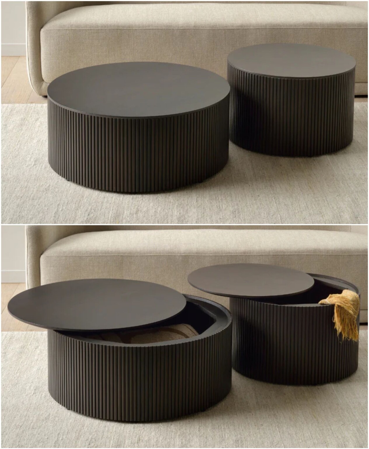 30 Stylish Coffee Tables With Storage to Keep Your Living Space Clutter ...