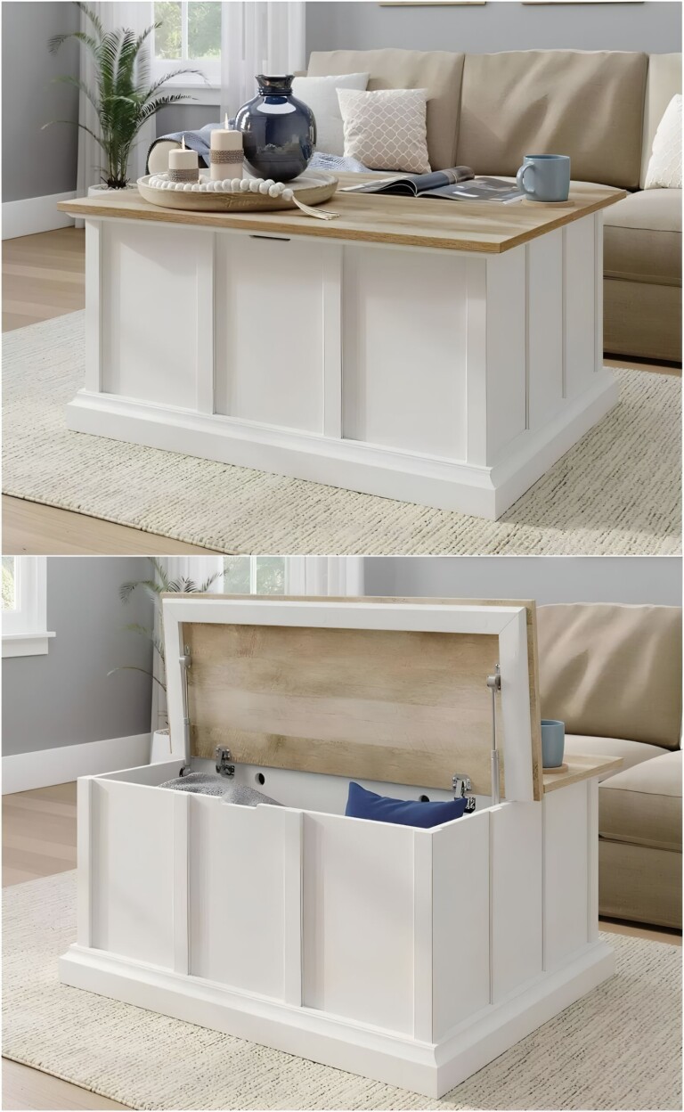 30 Stylish Coffee Tables With Storage to Keep Your Living Space Clutter ...