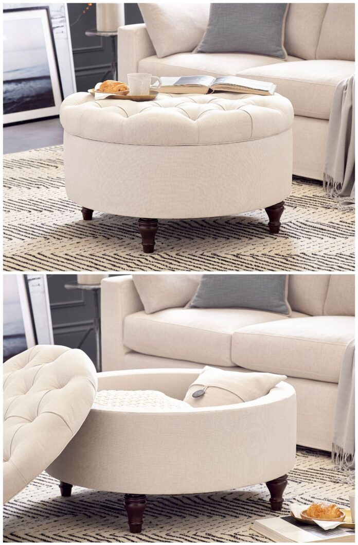 Hide the Clutter in Style: 20 Storage Ottomans That Are Anything but ...