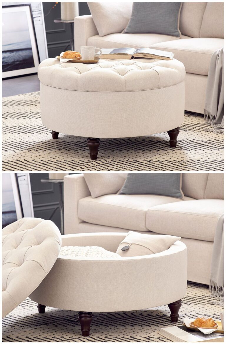 Hide the Clutter in Style: 20 Storage Ottomans That Are Anything but ...