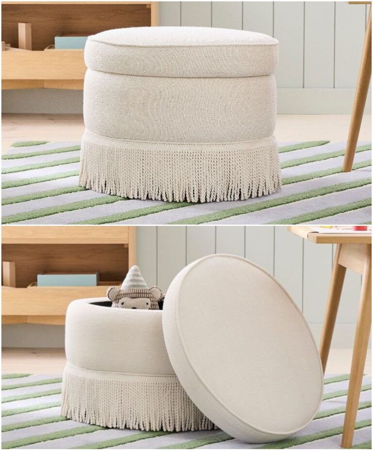Hide the Clutter in Style: 20 Storage Ottomans That Are Anything but ...