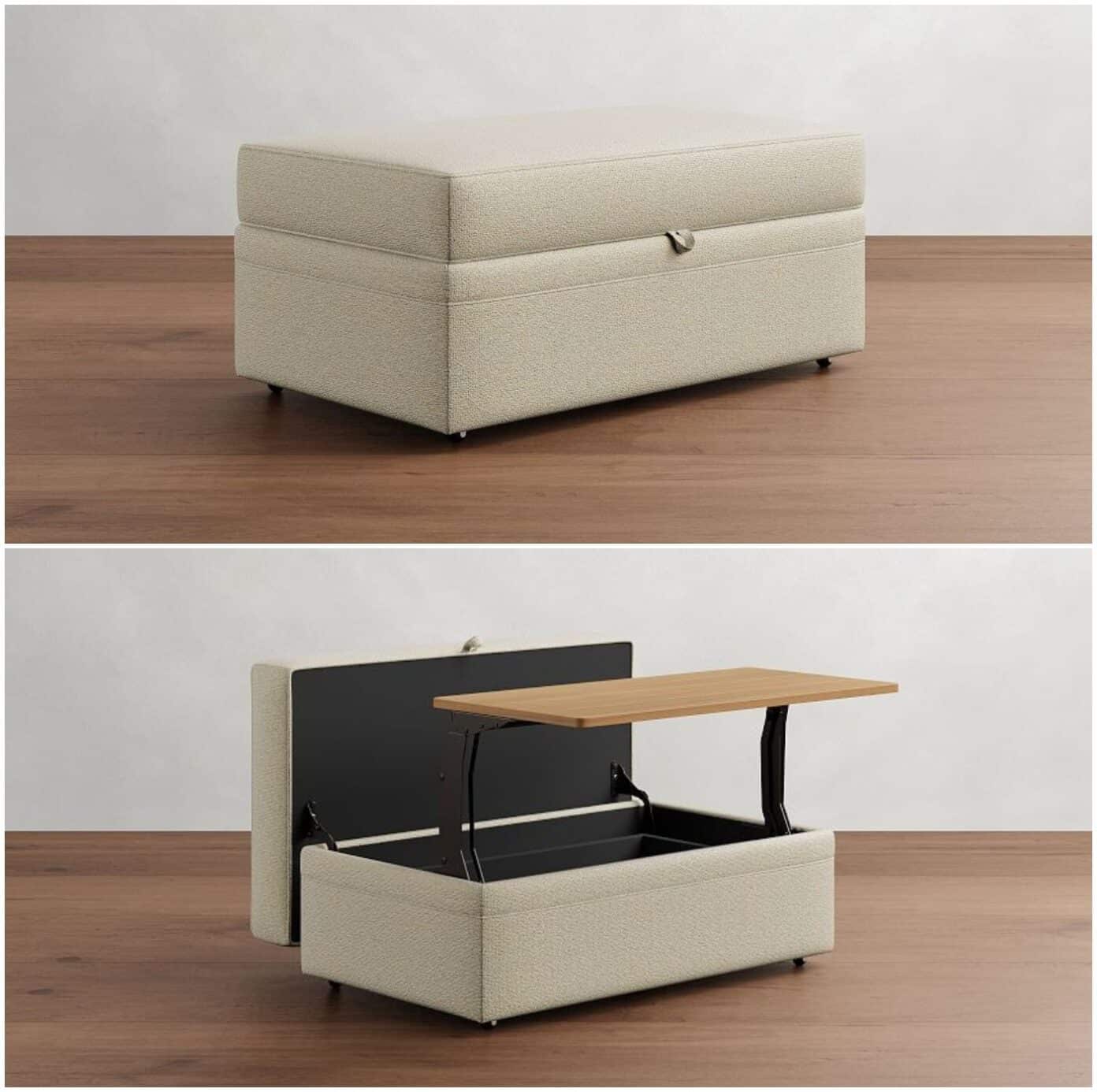 Hide the Clutter in Style: 20 Storage Ottomans That Are Anything but ...
