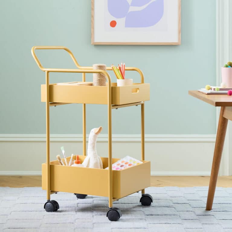 Turn Clutter Into Decor With These 25 Beautiful Rolling Carts - Living ...