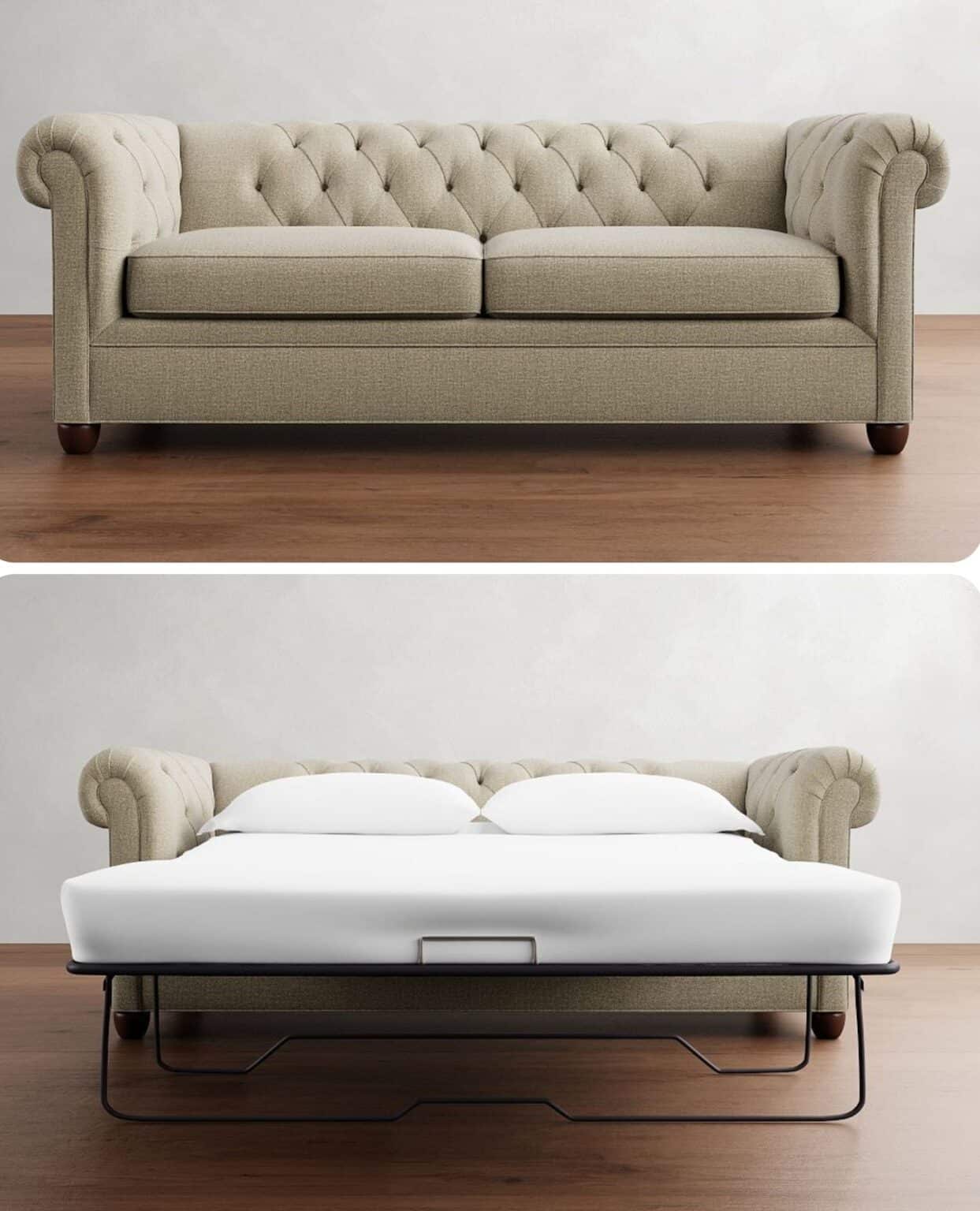 12 Gorgeous Sleeper Sofas That Don’t Scream “Guest Bed” - Living in a ...