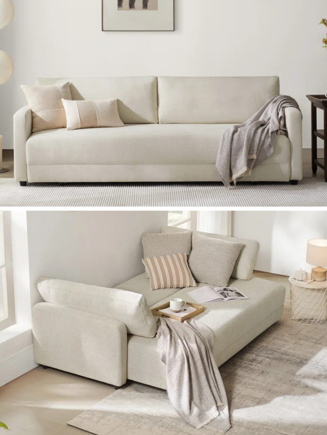 12 Gorgeous Sleeper Sofas That Don’t Scream “Guest Bed” - Living in a ...