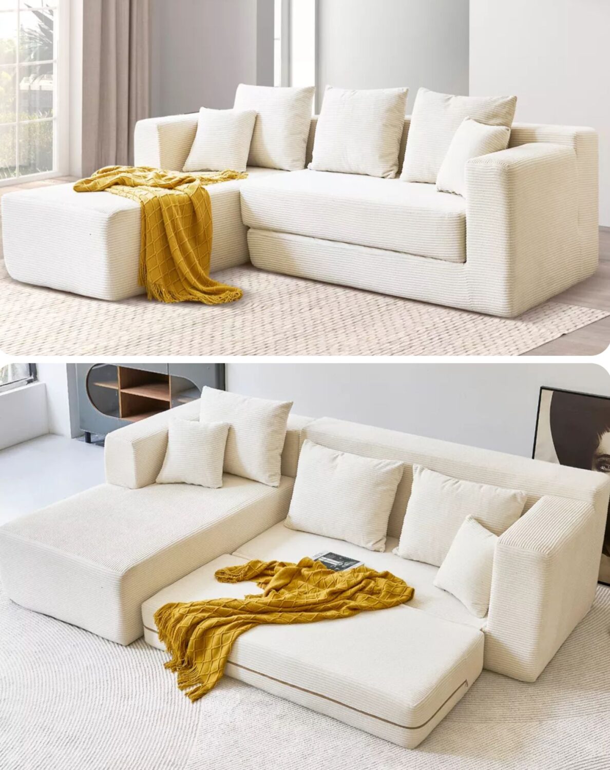 12 Gorgeous Sleeper Sofas That Don’t Scream “Guest Bed” - Living in a ...