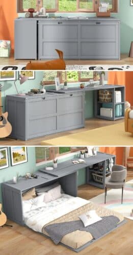 Work, Sleep, Repeat: 18 Genius Beds with Built-In Desks for Small ...