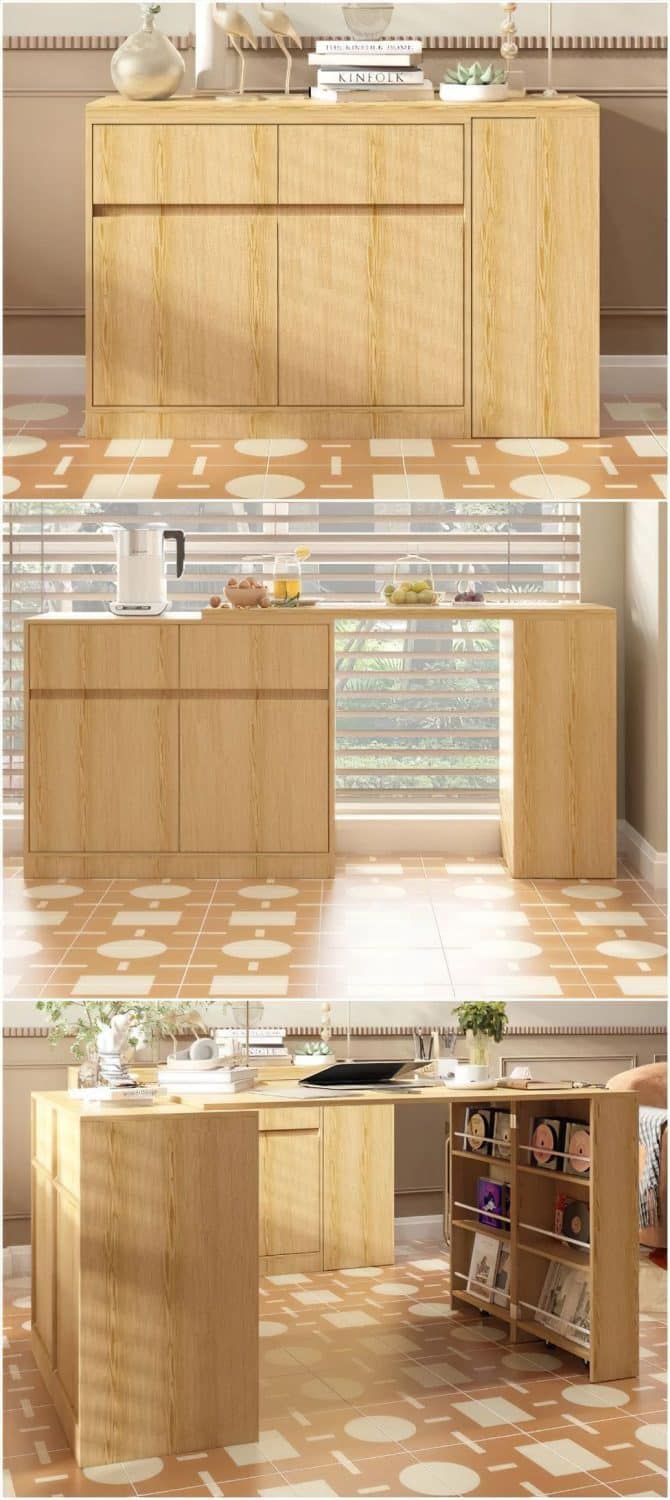 18 Transforming Tables That Practically Double Your Space - Living in a ...