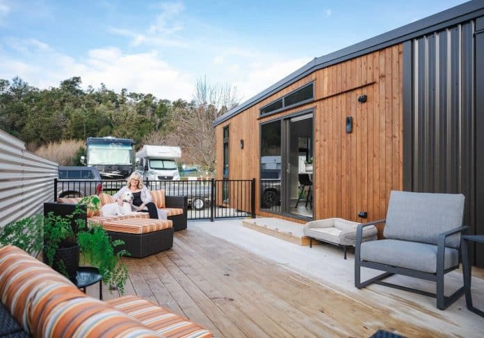 Skip the Ladder - This English Garden-Inspired Tiny Home Is All on One ...