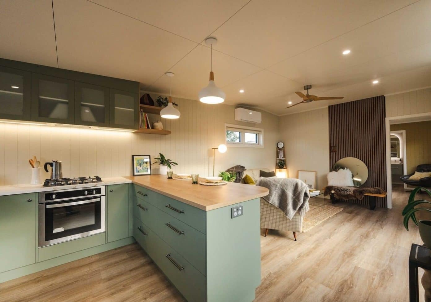Skip the Ladder - This English Garden-Inspired Tiny Home Is All on One ...
