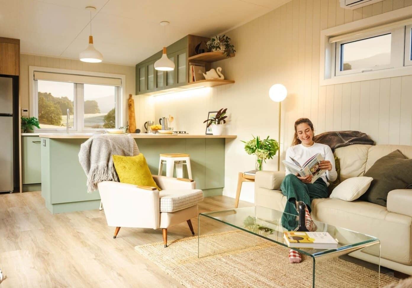 Skip the Ladder - This English Garden-Inspired Tiny Home Is All on One ...