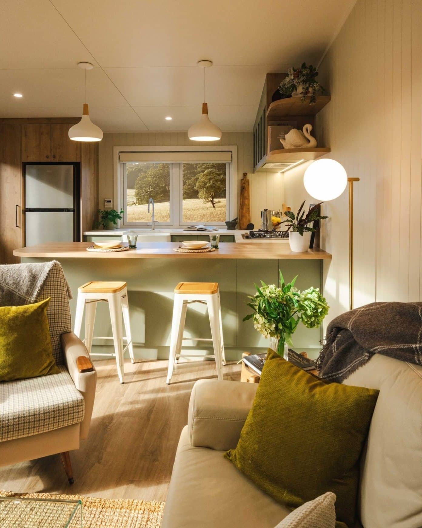 Skip the Ladder - This English Garden-Inspired Tiny Home Is All on One ...